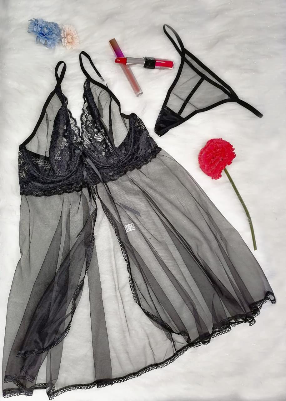 Baby Dolls Negro - Ropa Mujer Bonita - Envios a toda Colombia