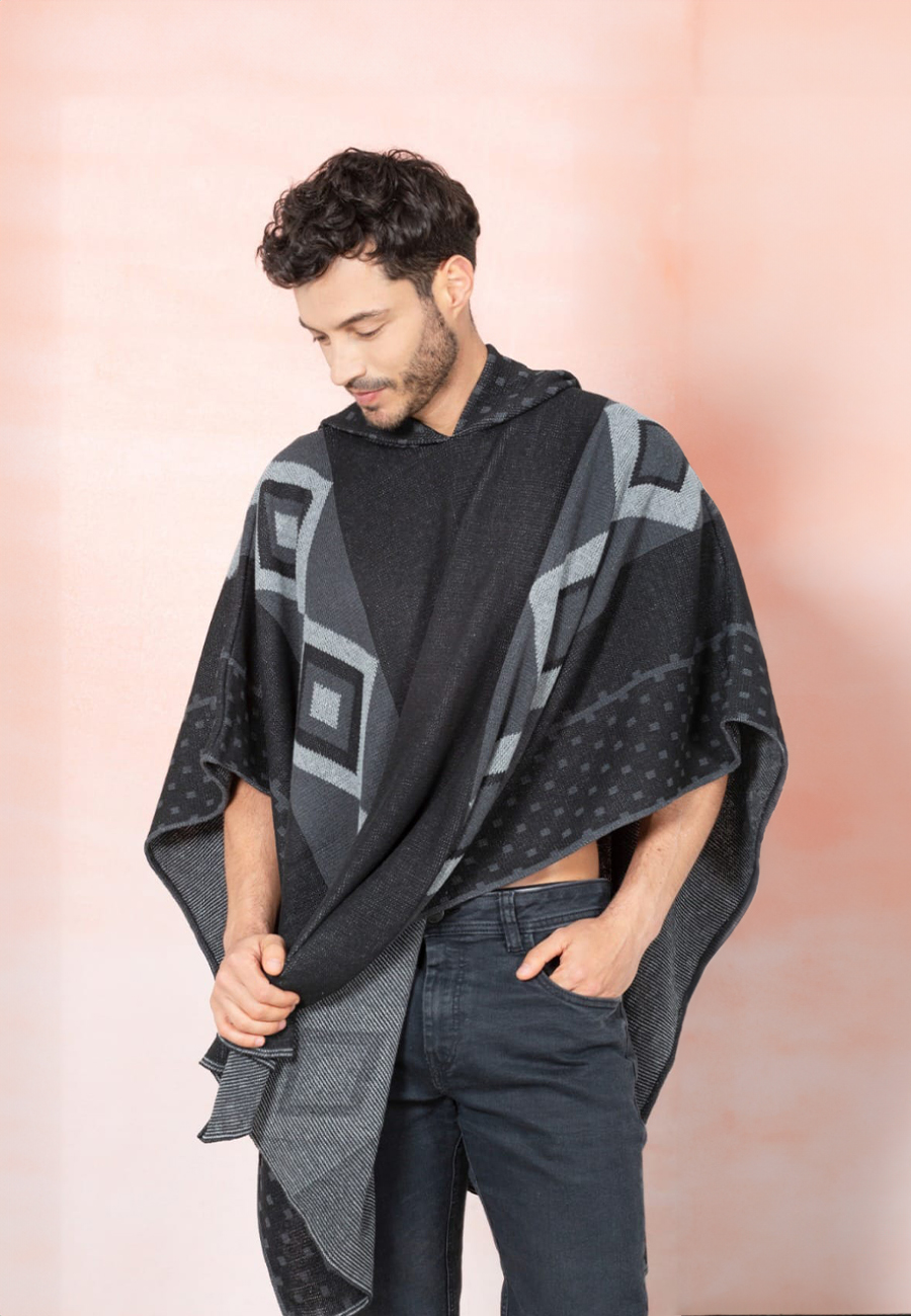 Ruana Colombiana para Hombre - Ropa Mujer Bonita.com - Colombia
