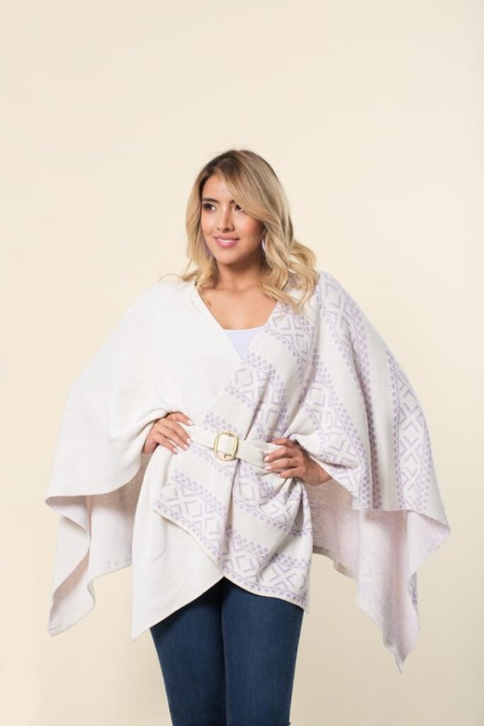 Ruana Lana Ligera Mujer - Ropa Mujer Bonita