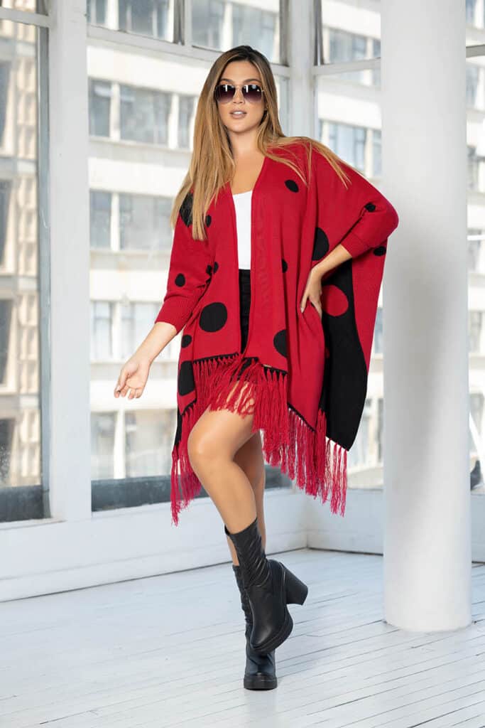 Ruana Chal Mujer Elegante - Ropa Mujer Bonita - Tienda De Ropa